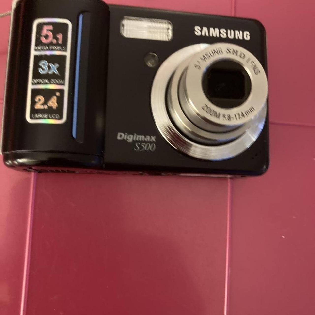 Samsung Digimax S500-BLACK-5.1 MP-Digital Camera In... - Depop
