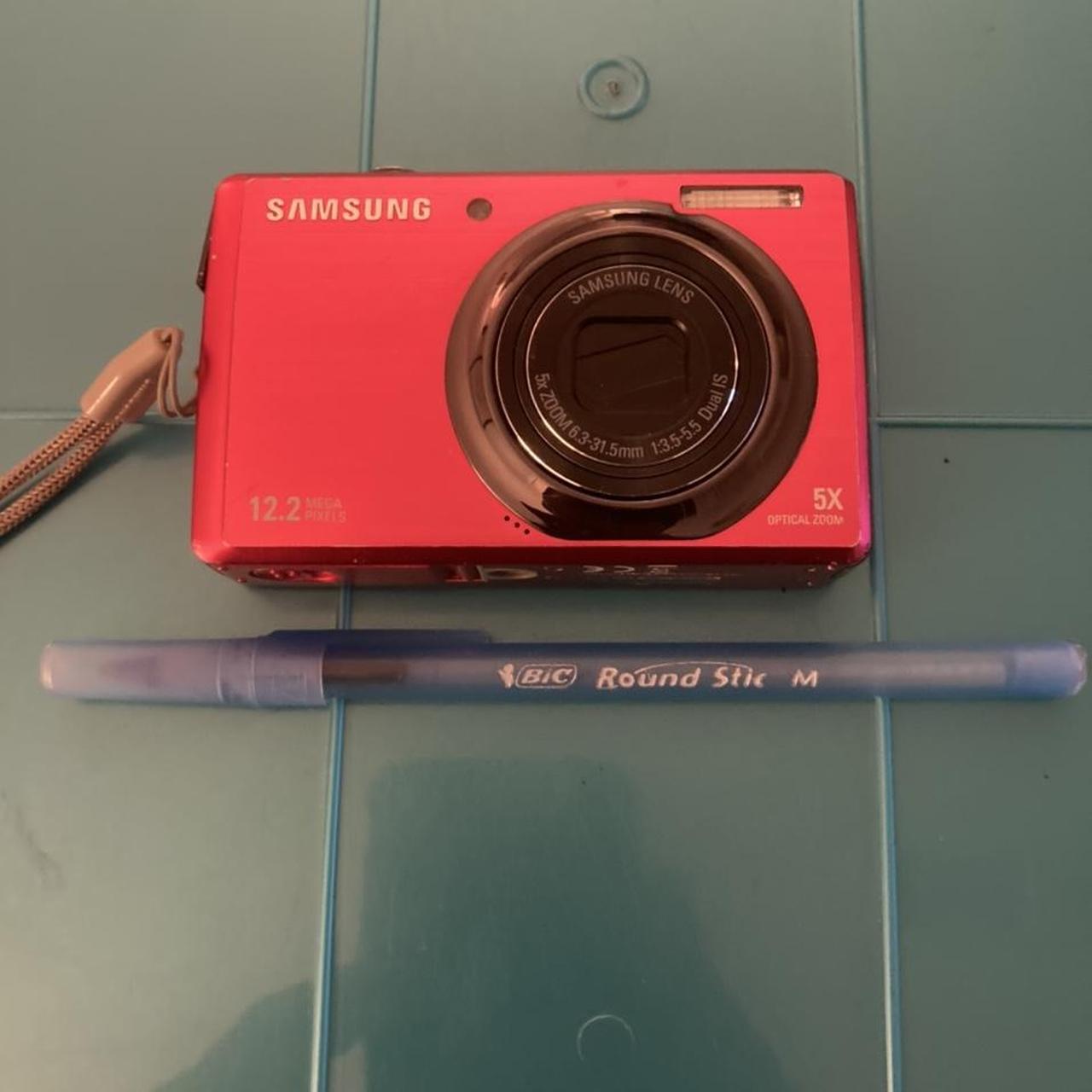 Samsung SL620-620-RARE RED-12.2 MP-Digital Camera In... - Depop