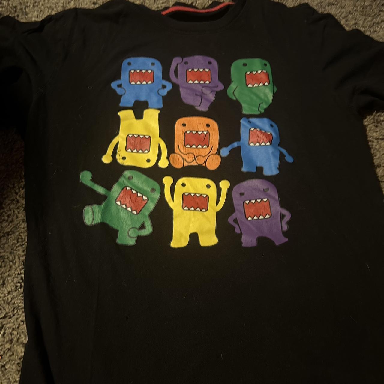 ⭐️doesn’t have a tag ⭐️super cute rainbow Domo tee... - Depop