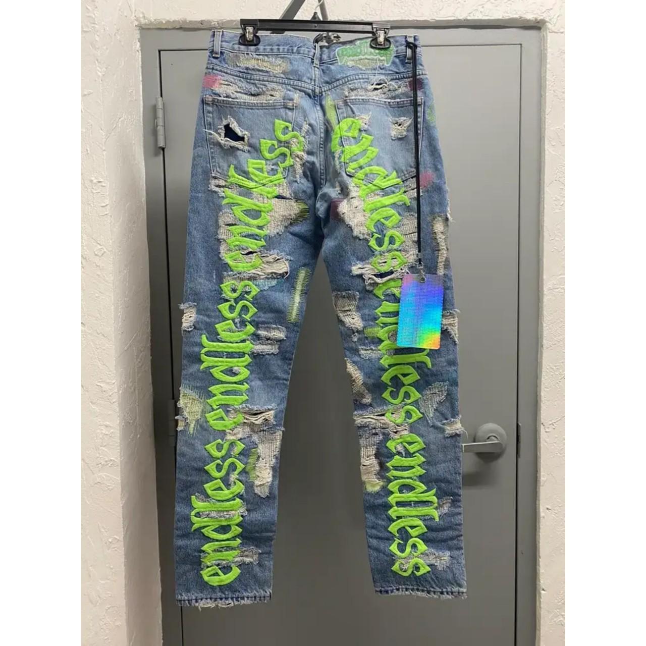 Endless Jeans Vlone Please message before purchase - Depop
