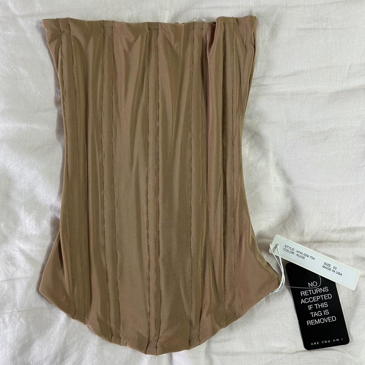 are you am i sunniva corset in nude / size 00 / will... - Depop
