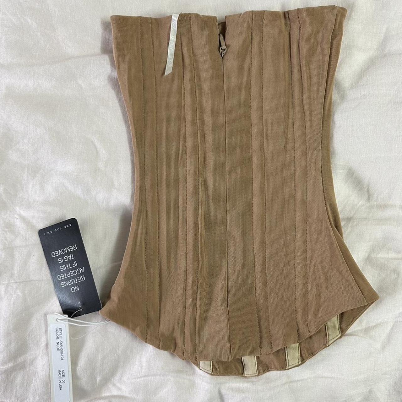 are you am i sunniva corset in nude / size 00 / will... - Depop
