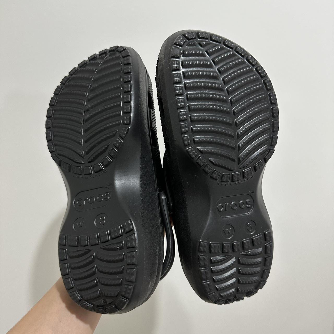 black platform crocs / size 8 / brand new and never... - Depop