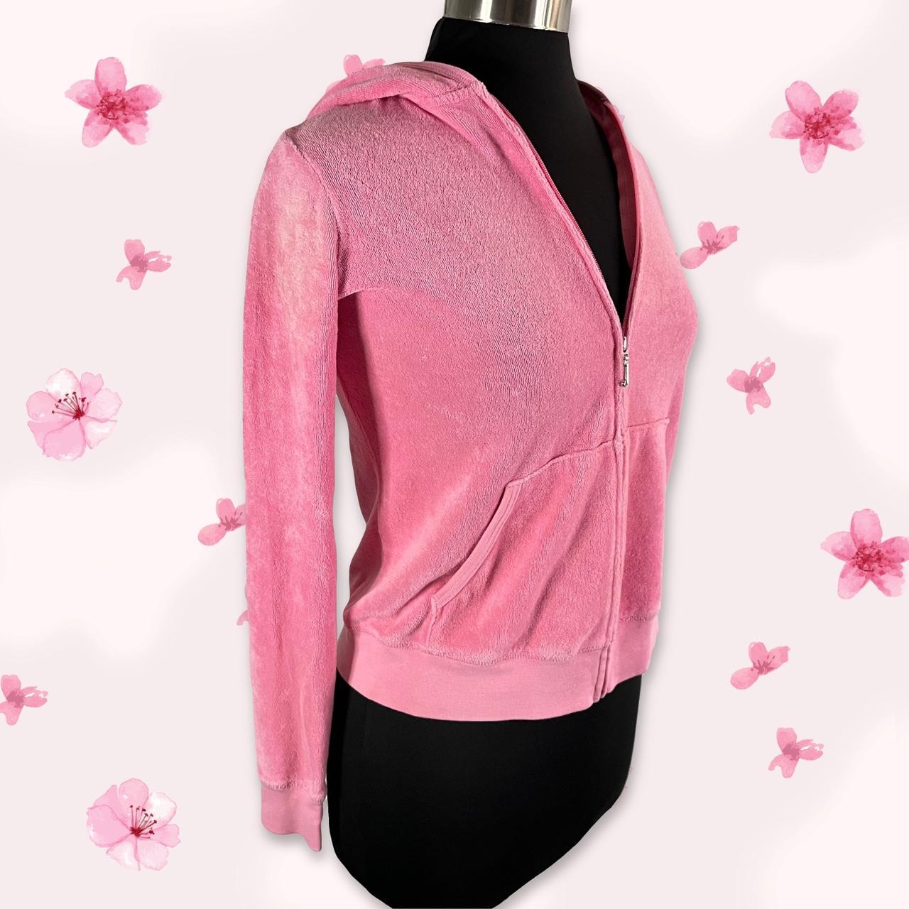Light Pink Juicy Couture Terry Zip-Up Jacket ☆ Size:... - Depop