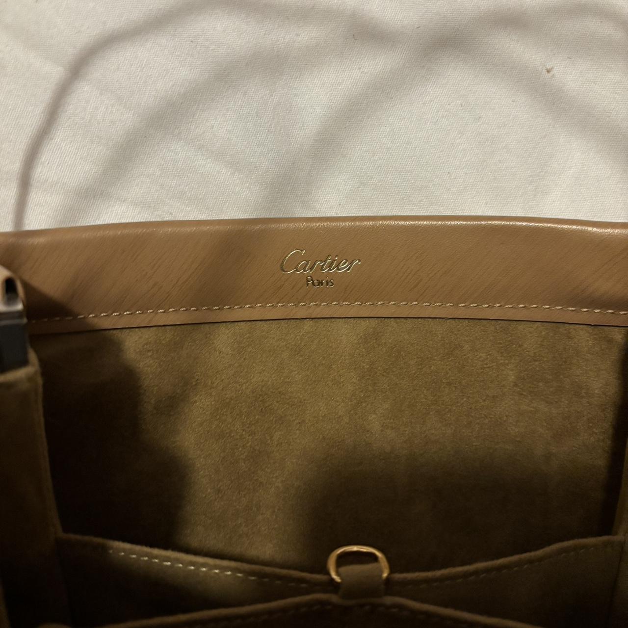 Authentic Cartier Trinity bag: small tan leather... - Depop