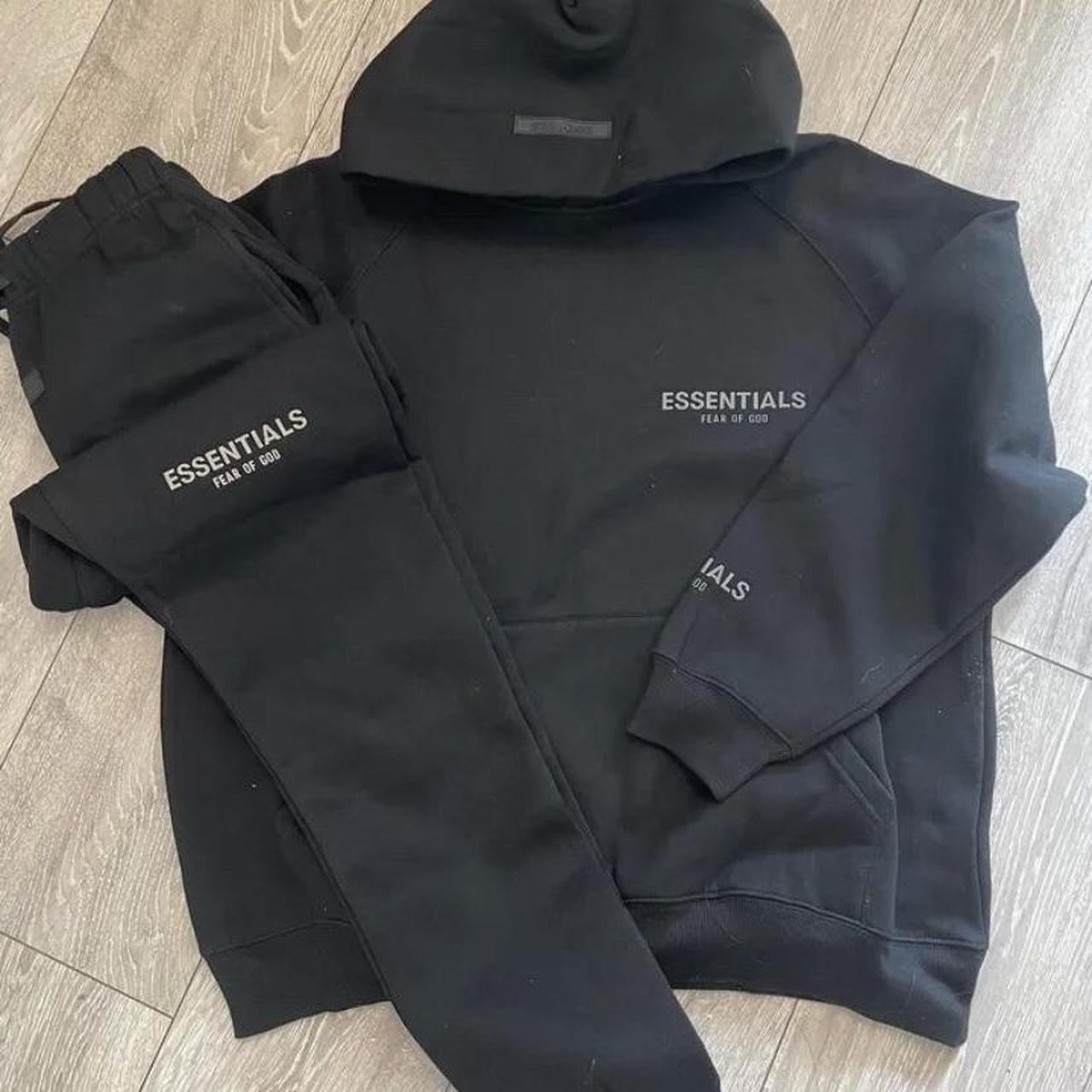 FOG Essentials Tracksuit | FULL SET | SS22 | Black |... - Depop