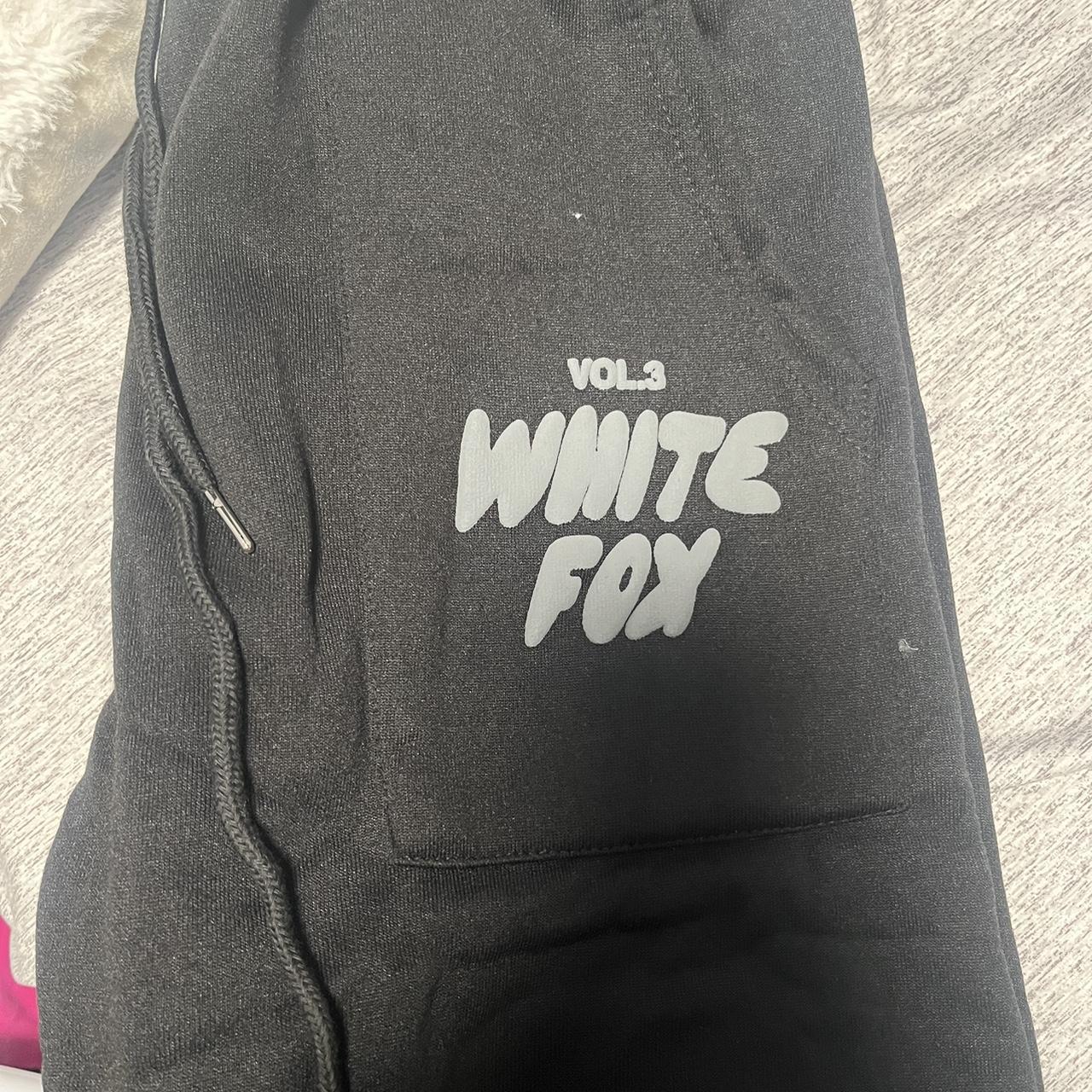 black and grey sweats say white fox matching hoodie... - Depop