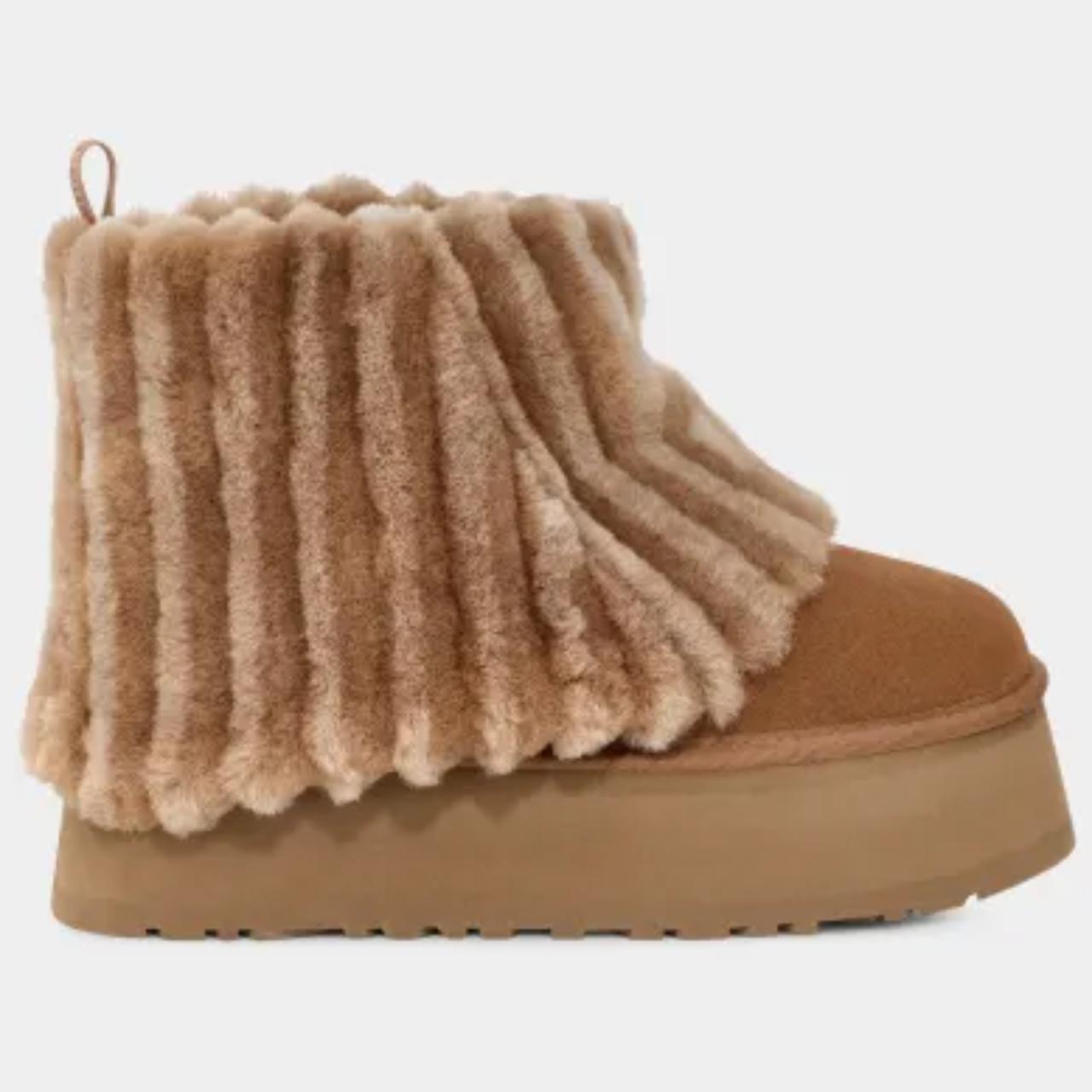 ISO Ugg Classic Mini Sherpa Corduroy Platform boots. - Depop