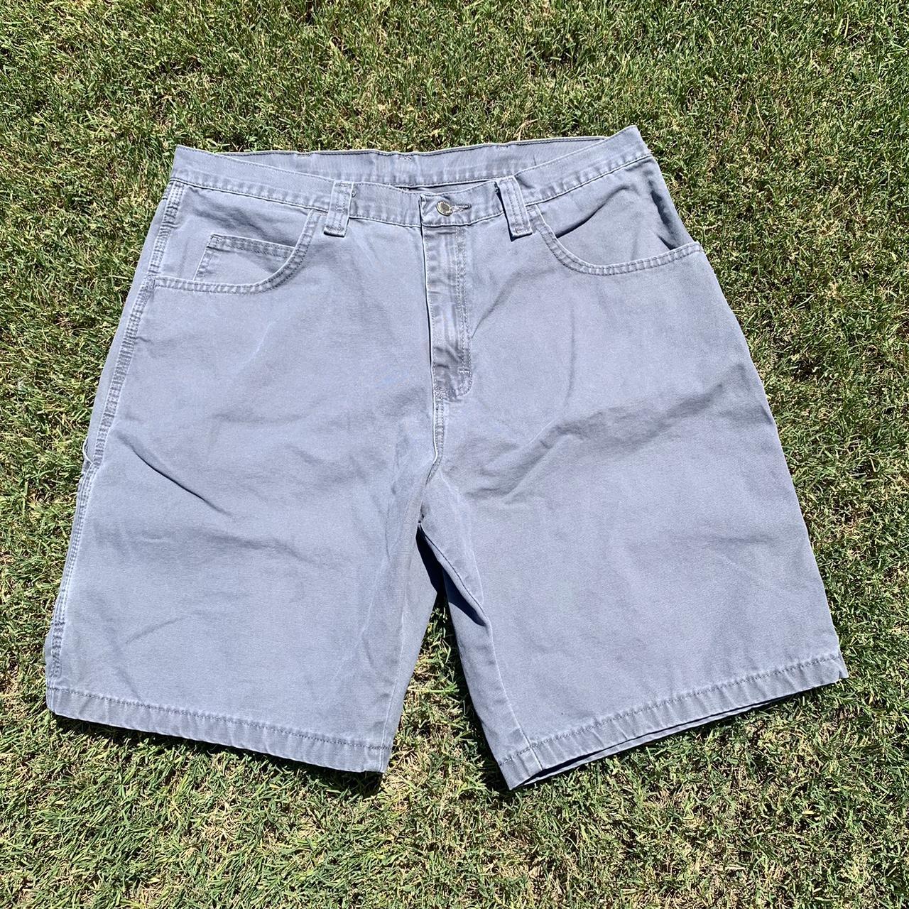 WRANGLER JORTS gray color! perfect feel for... - Depop