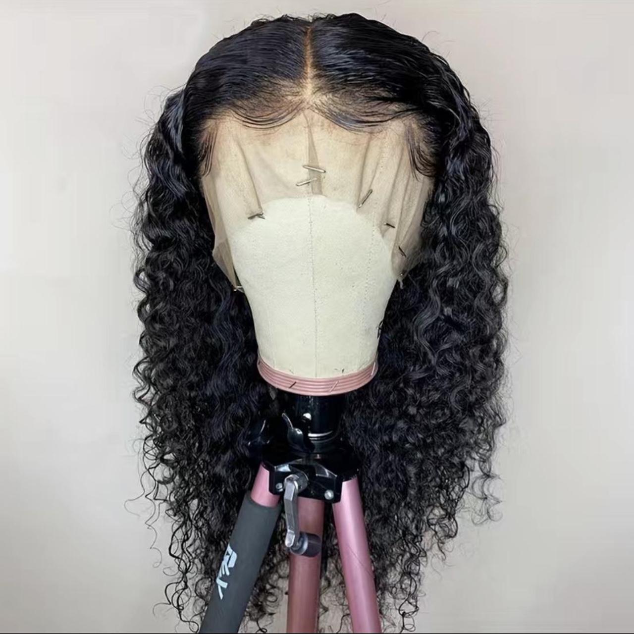 24 inch 150% Density 13x4 Lace Front Human Hair Wig... - Depop