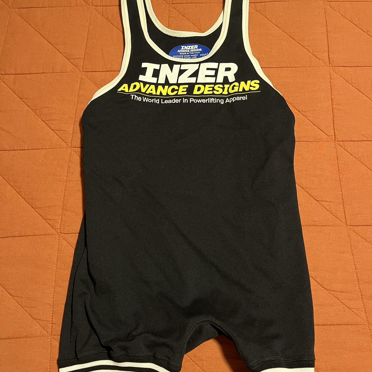 Inzer Black Singlet Worn twice. #Inzer #Singlet - Depop