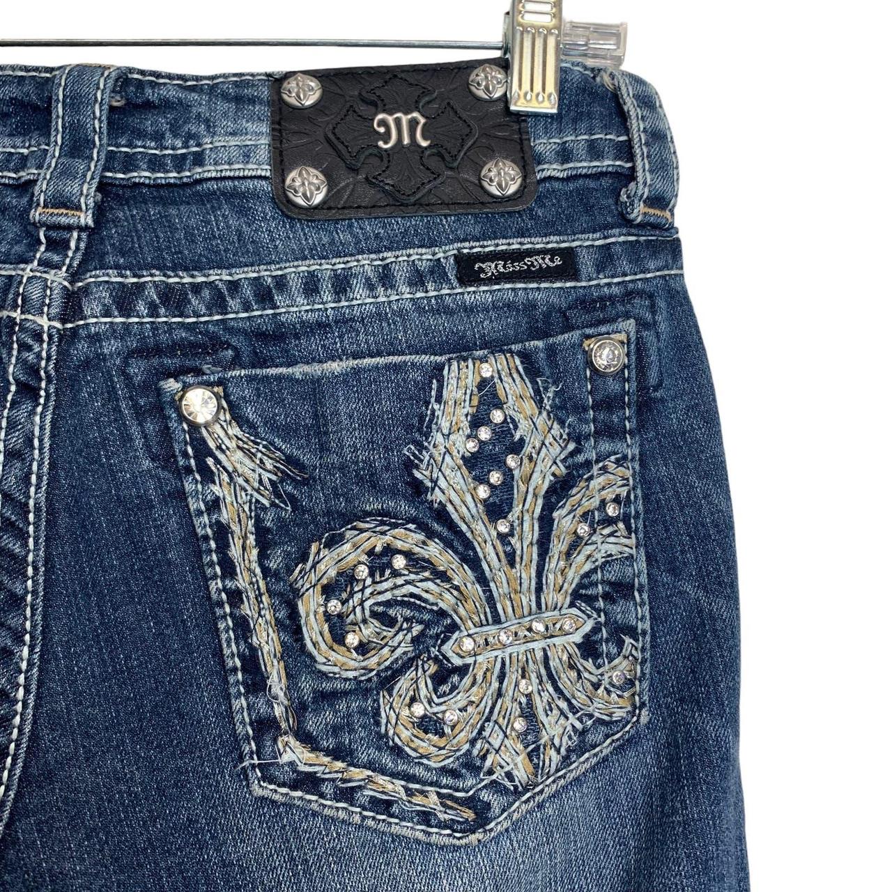 Miss Me Jeans Jp5455P Capri SZ 27 5 Pocket Style,... - Depop