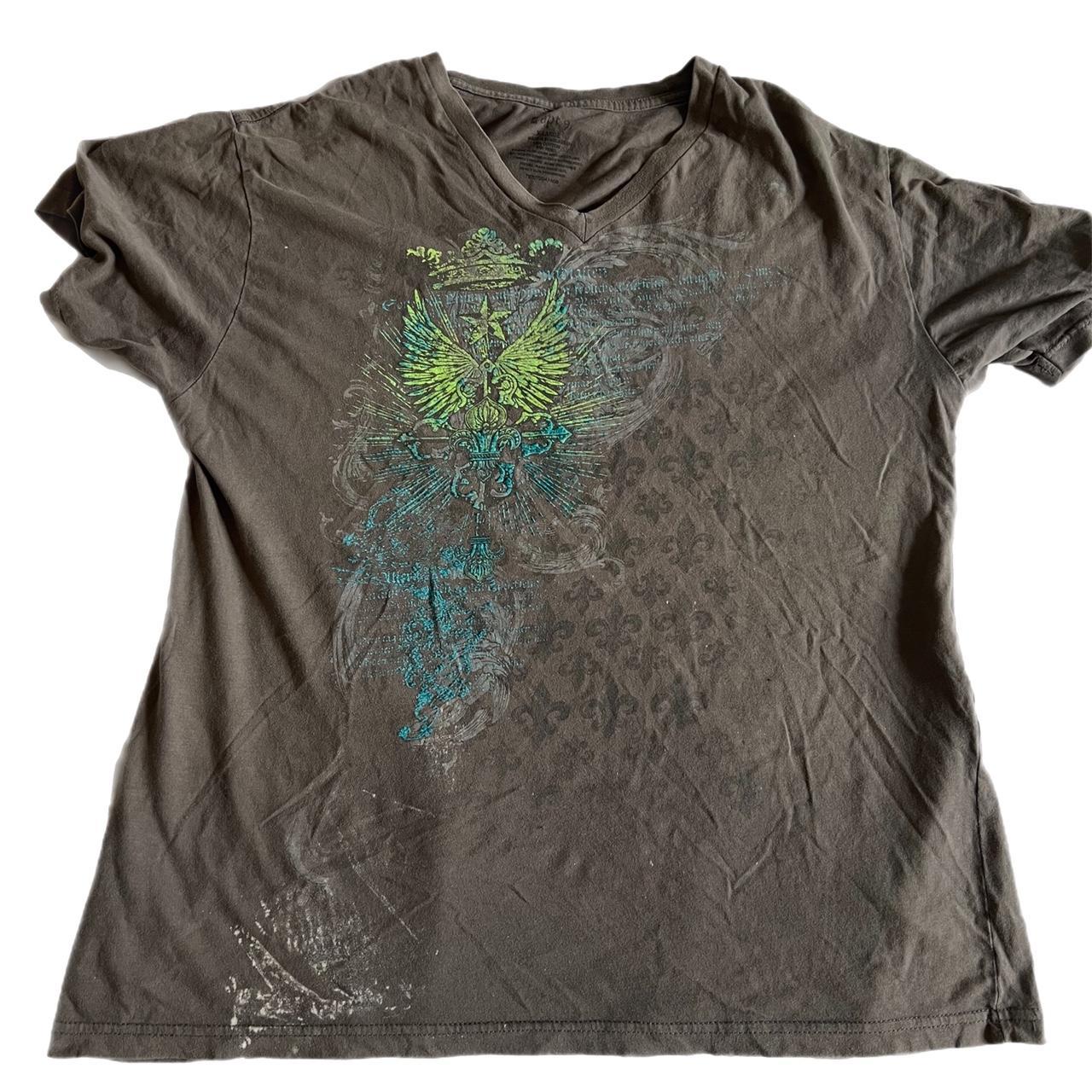 y2k pattern shirt #y2k #2000s - Depop