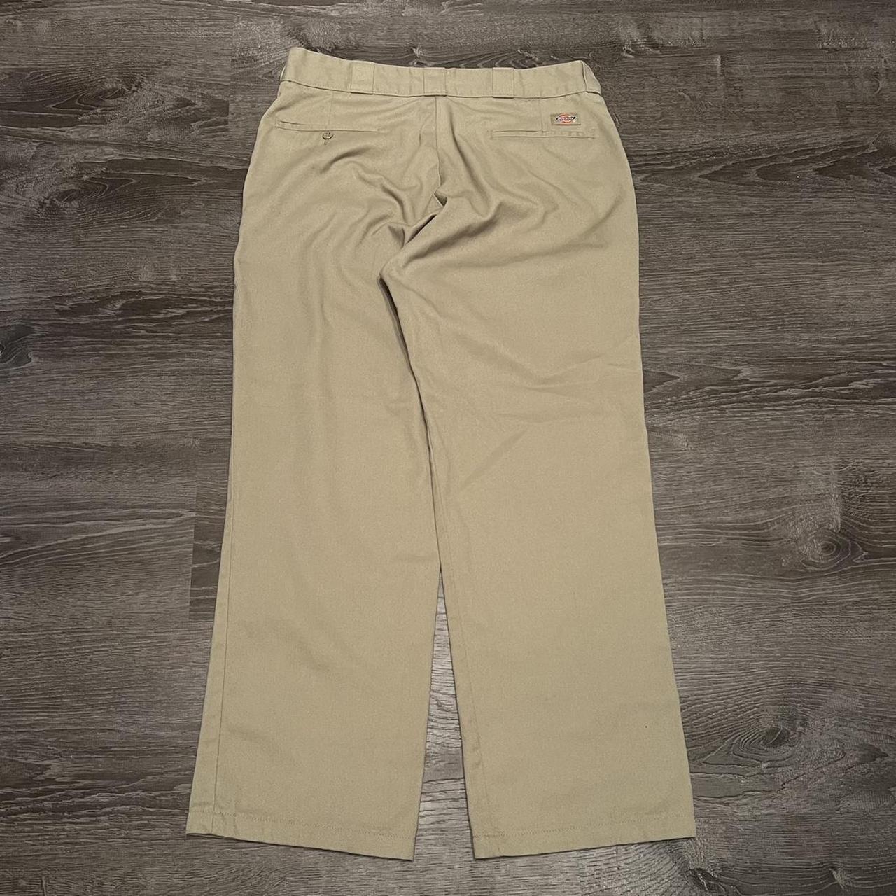 Vintage Tan Dickies Cargo Khaki Pants Size Depop