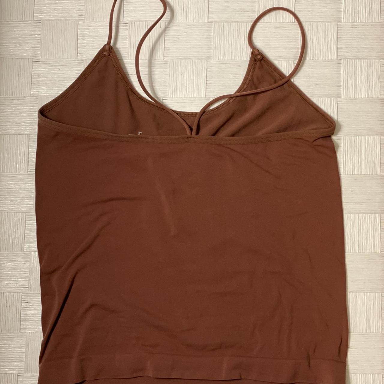 cute brown cami - size: s - worn once - super... - Depop