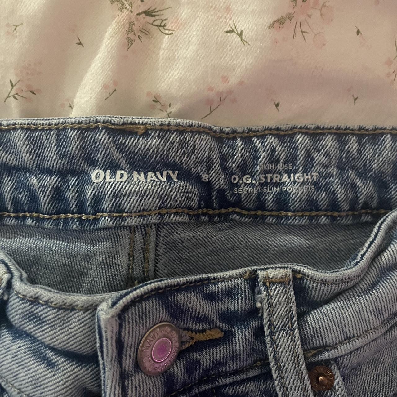 Light blue Jeans Old navy O.G straight 8 - Depop