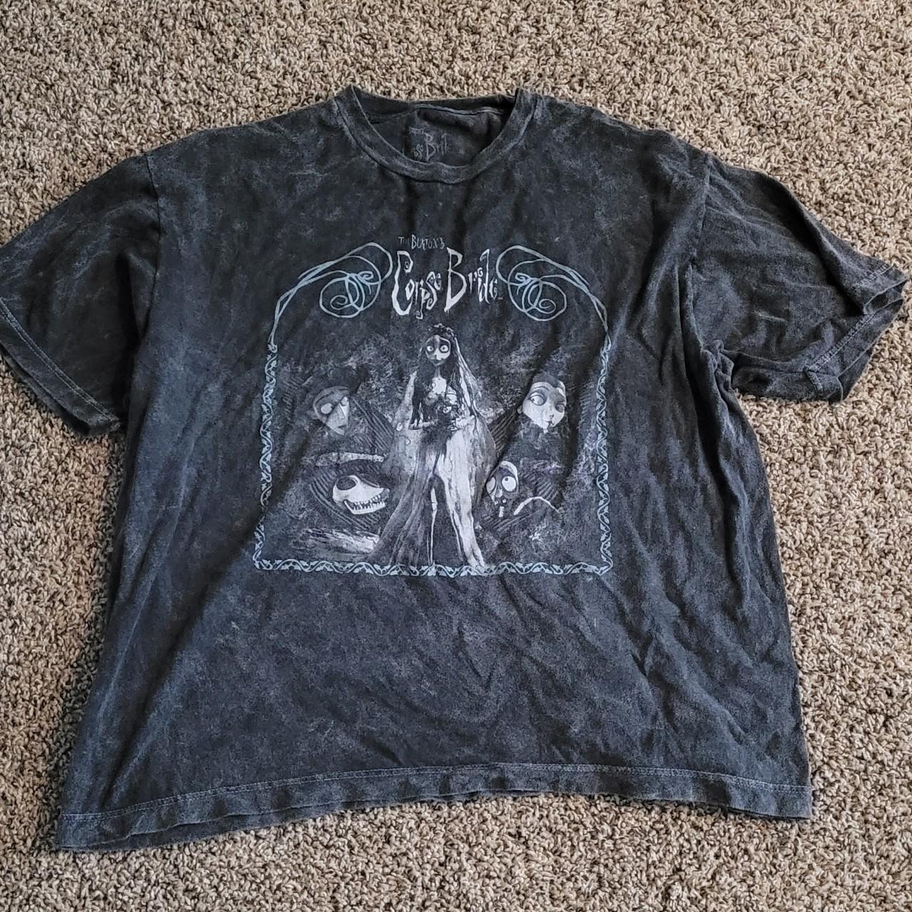 corpse bride faded t shirt size xl fits like a... - Depop