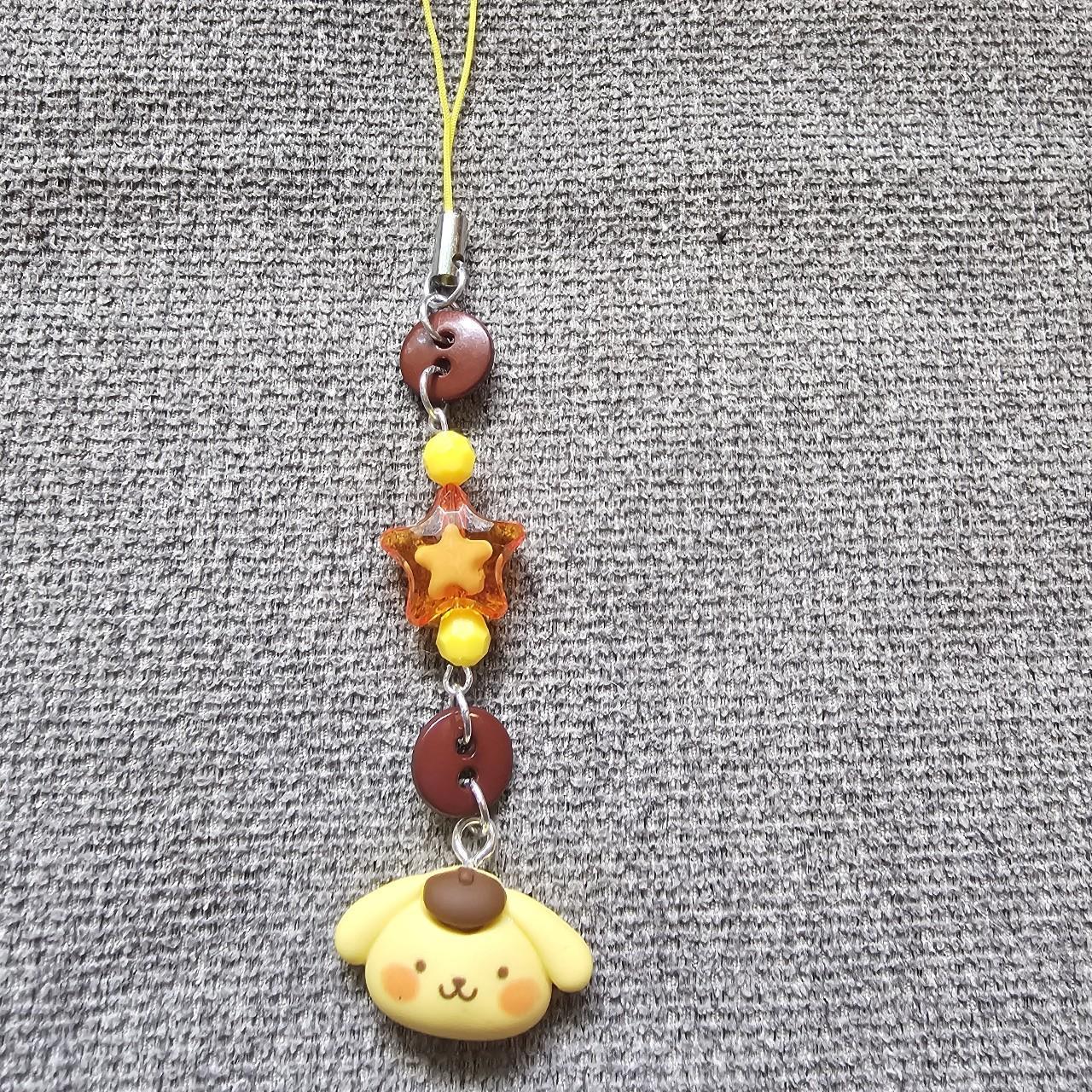 kawaii pompompurin phone strap! please note there... - Depop