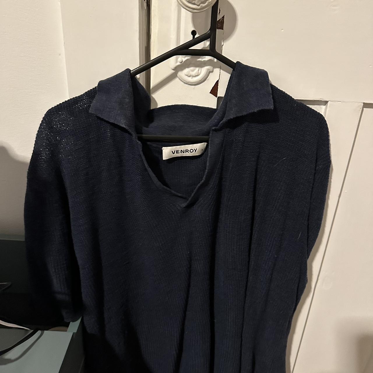 Venroy Knit Polo - Depop