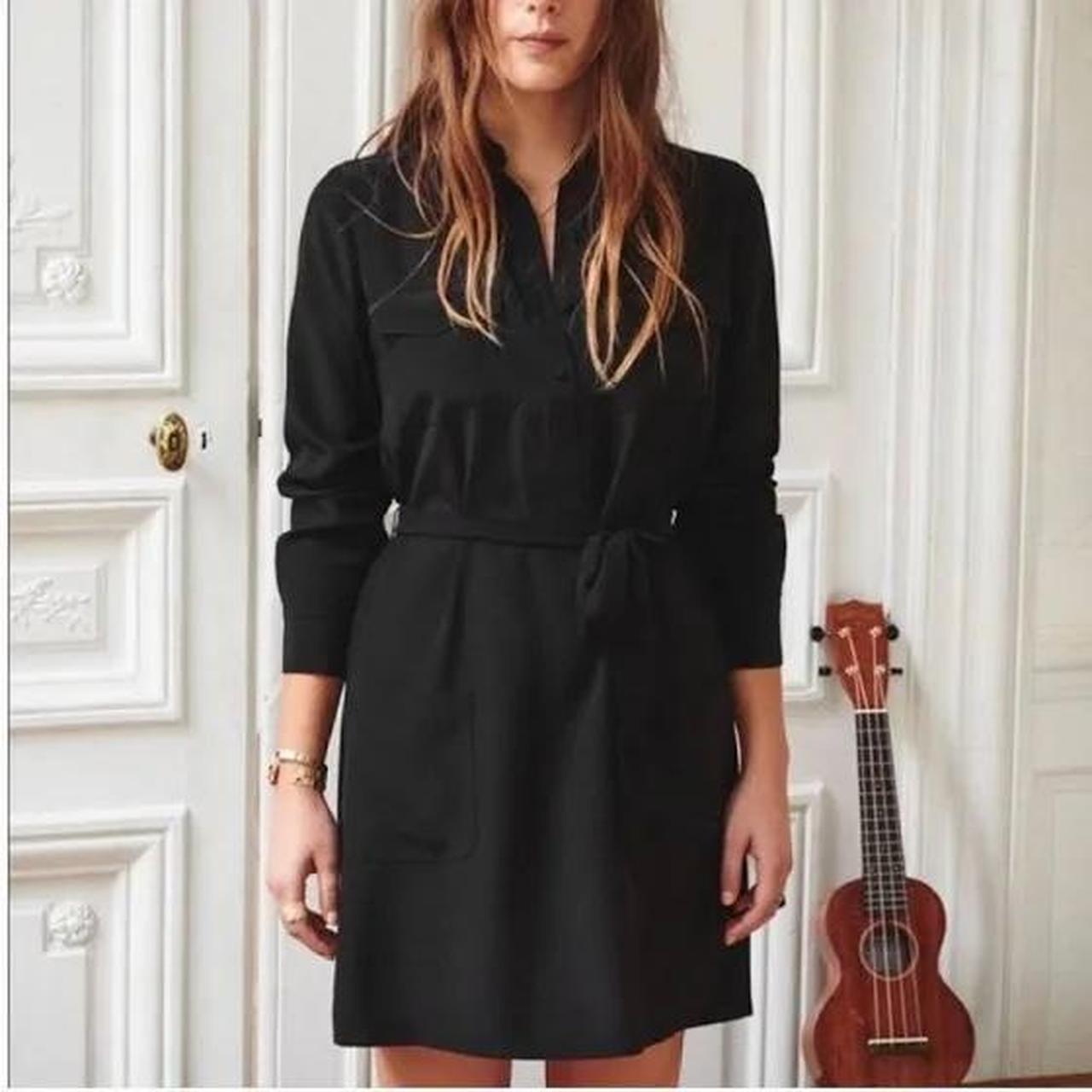 Sezane robe shirt dress NWOT no defects size 38 fits... - Depop