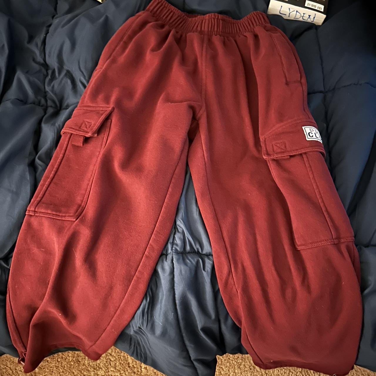 Heavy weight pro clubs, maroon, size small, perfect... - Depop
