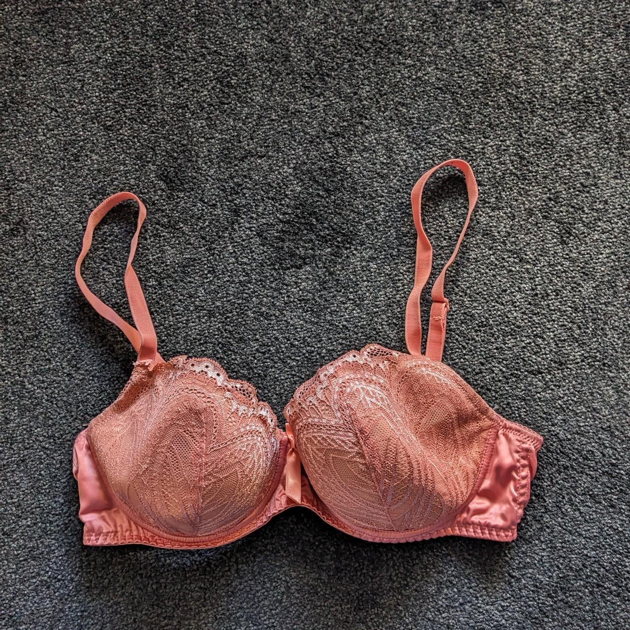 Peachy colour bra by Pleasure State 🧡 In great... - Depop