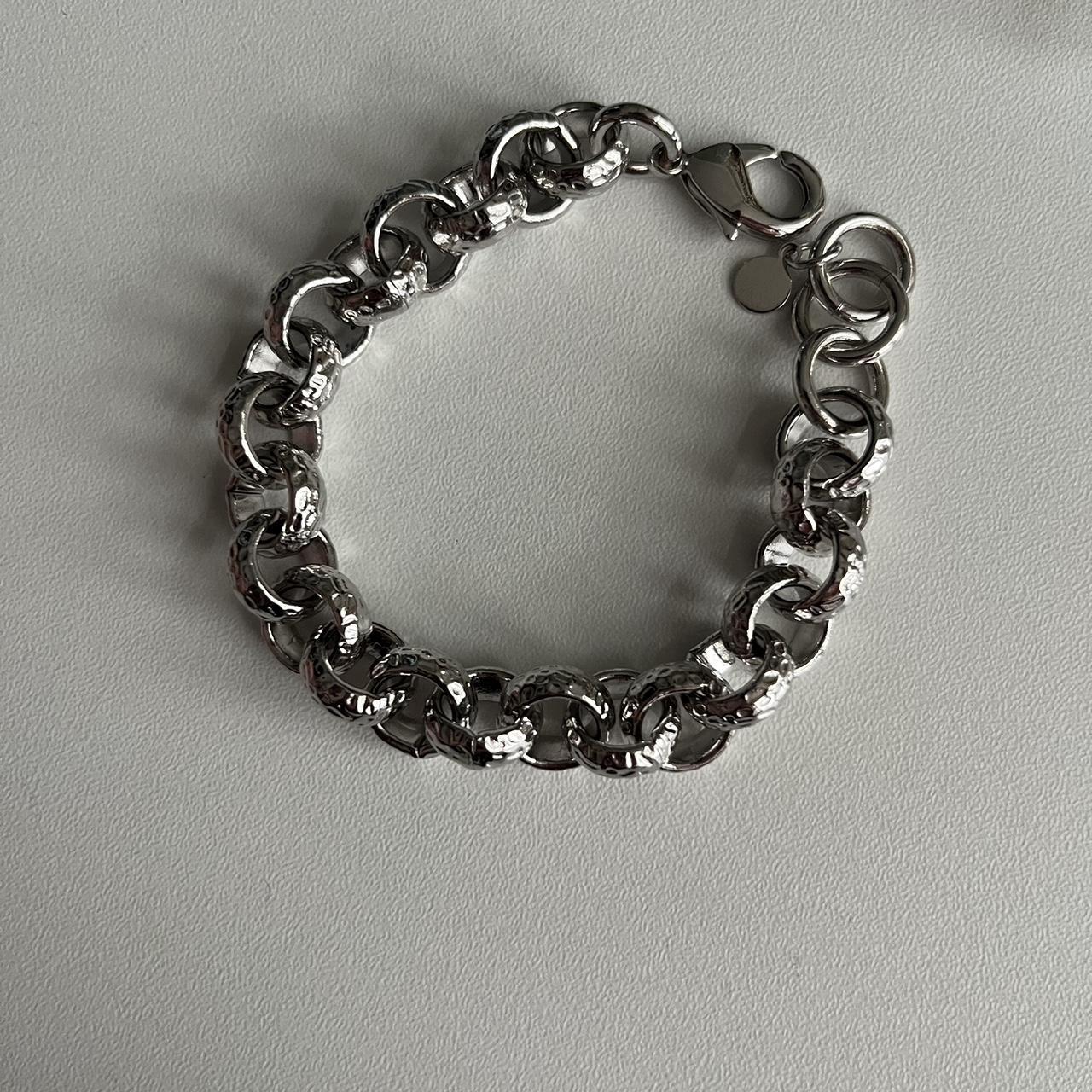 7 inch stainless silver belcher comes with box and tags - Depop