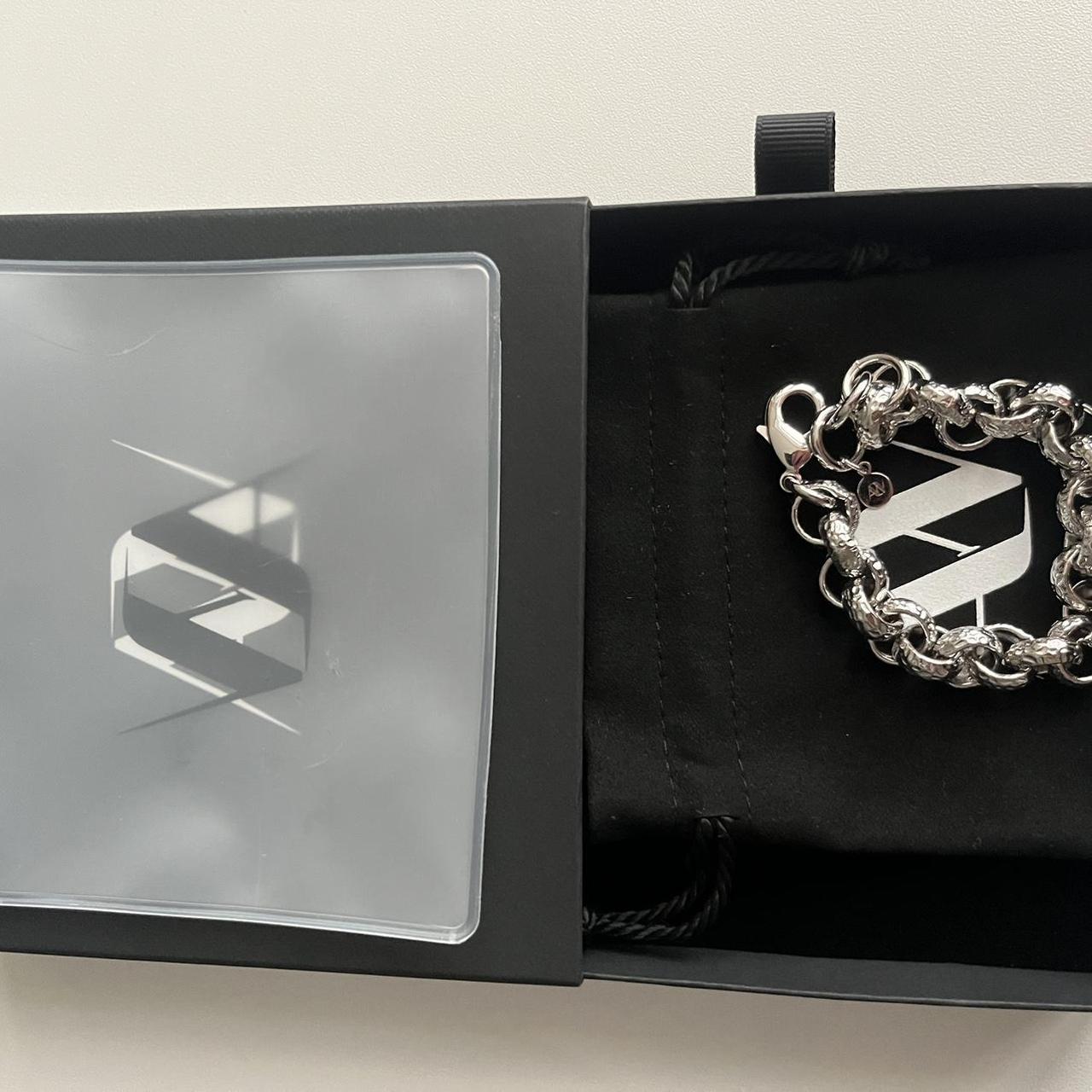 7 inch stainless silver belcher comes with box and tags - Depop