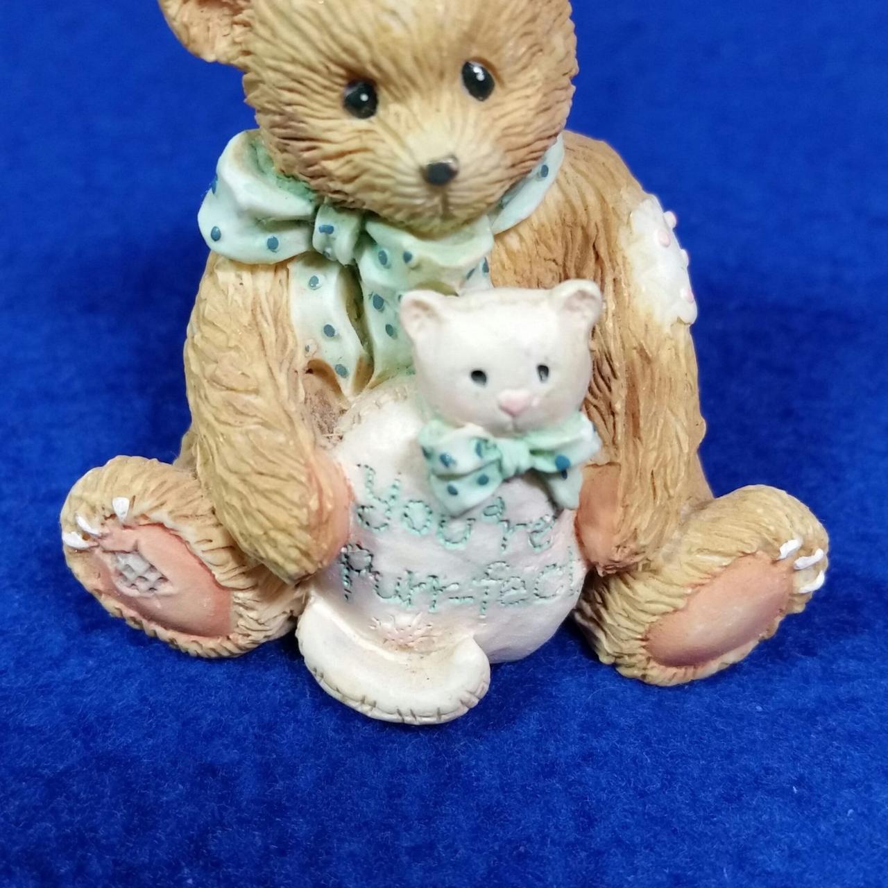 Cherished Teddies "You're Perfect" Mini Figurine by... - Depop