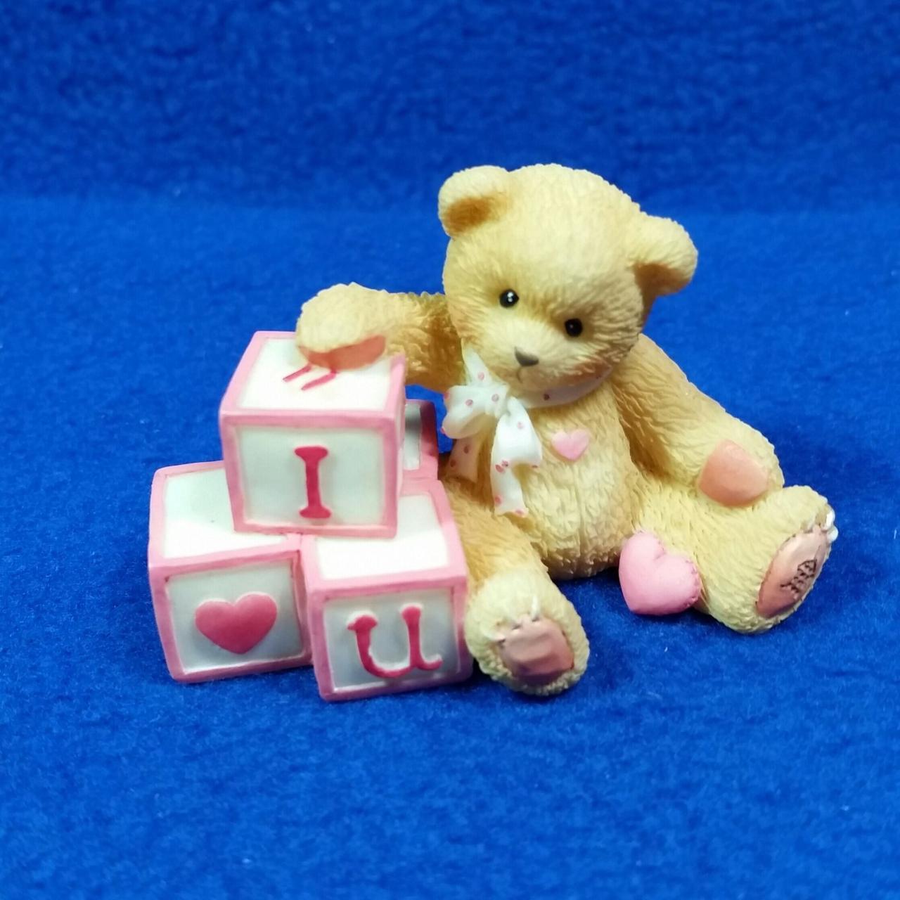 Cherished Teddies "I Love You" Mini Figurine by... - Depop