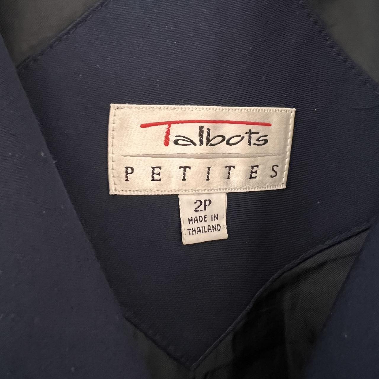 Talbots Women's Blue Jacket | Depop