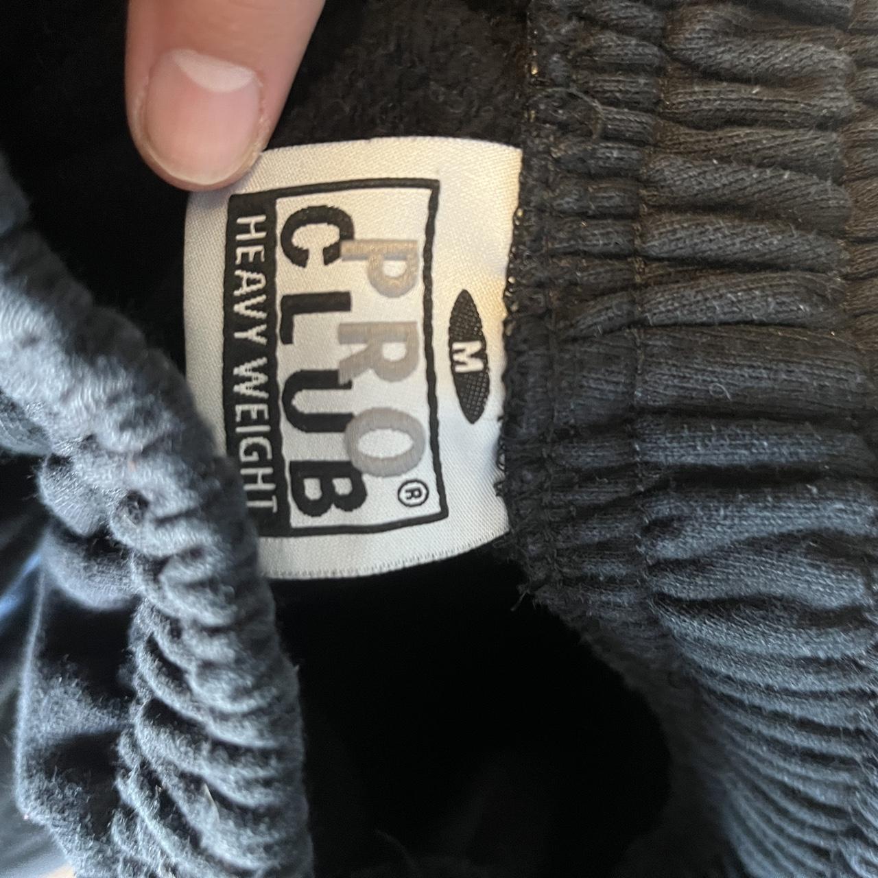Black pro club cargo sweatpants decently used very... - Depop