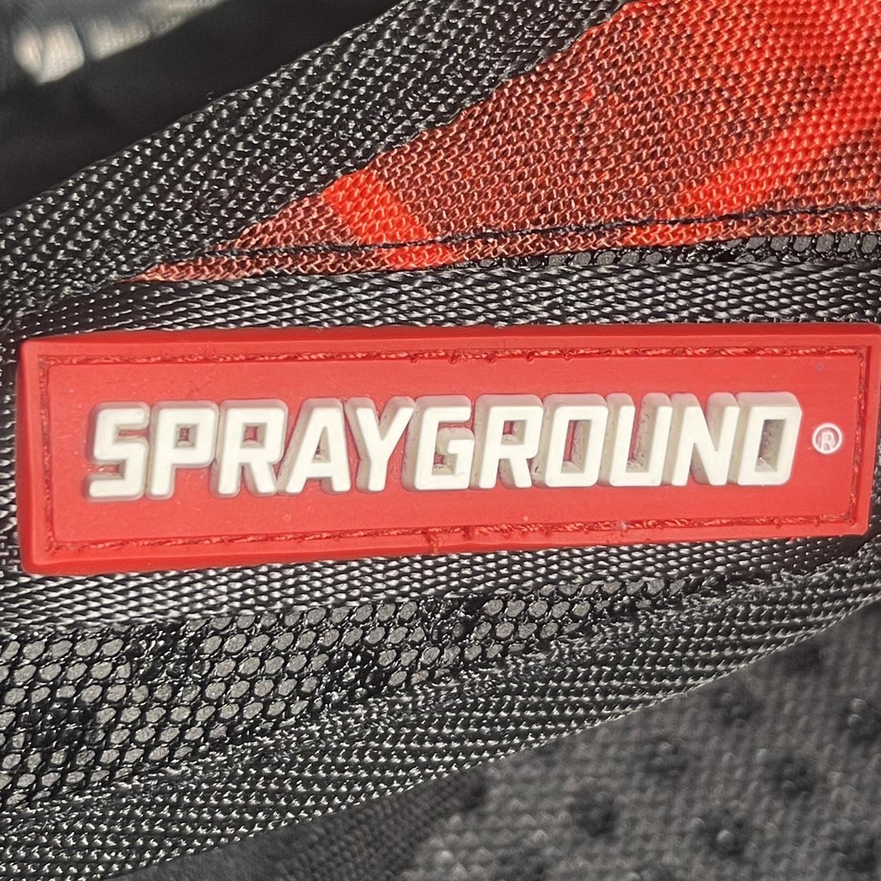 Sprayground Red and Green Bag | Depop