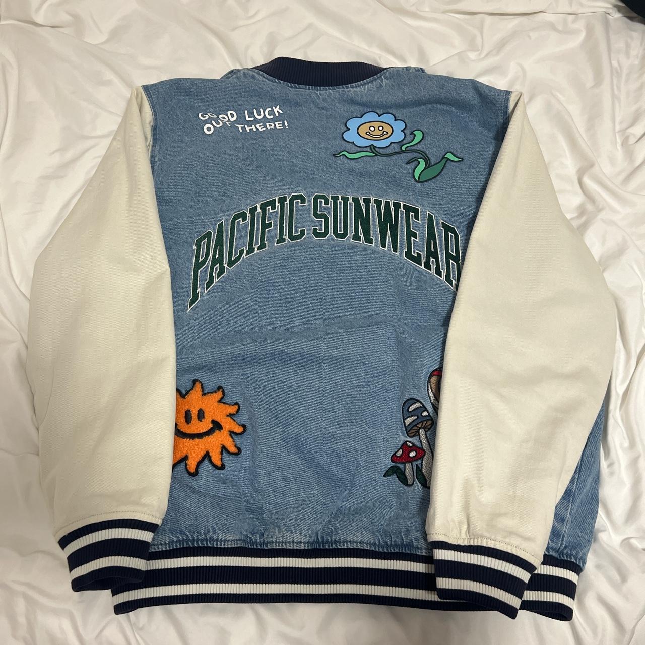 pacsun men’s varsity jacket - Depop