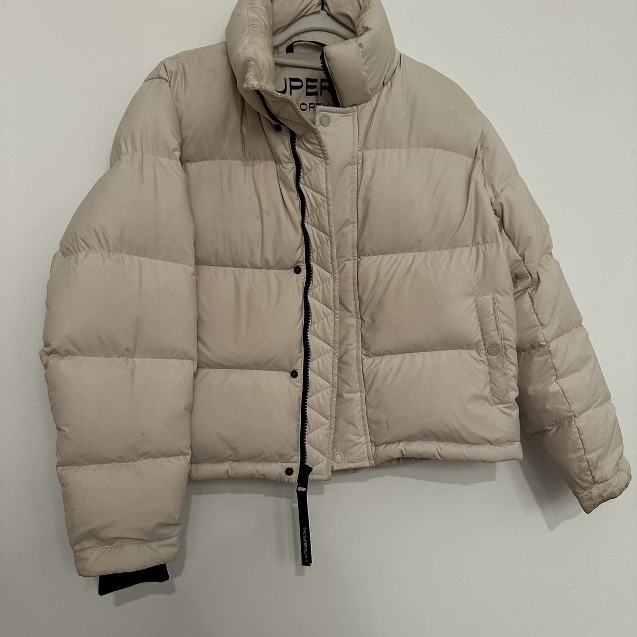 Super Puff Shorty - Size S - Cream Color Jacket is... - Depop
