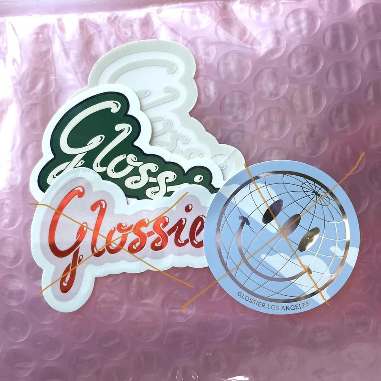 Glossier stickers 💌 1. Glossier LA (SOLD) 2. You... - Depop