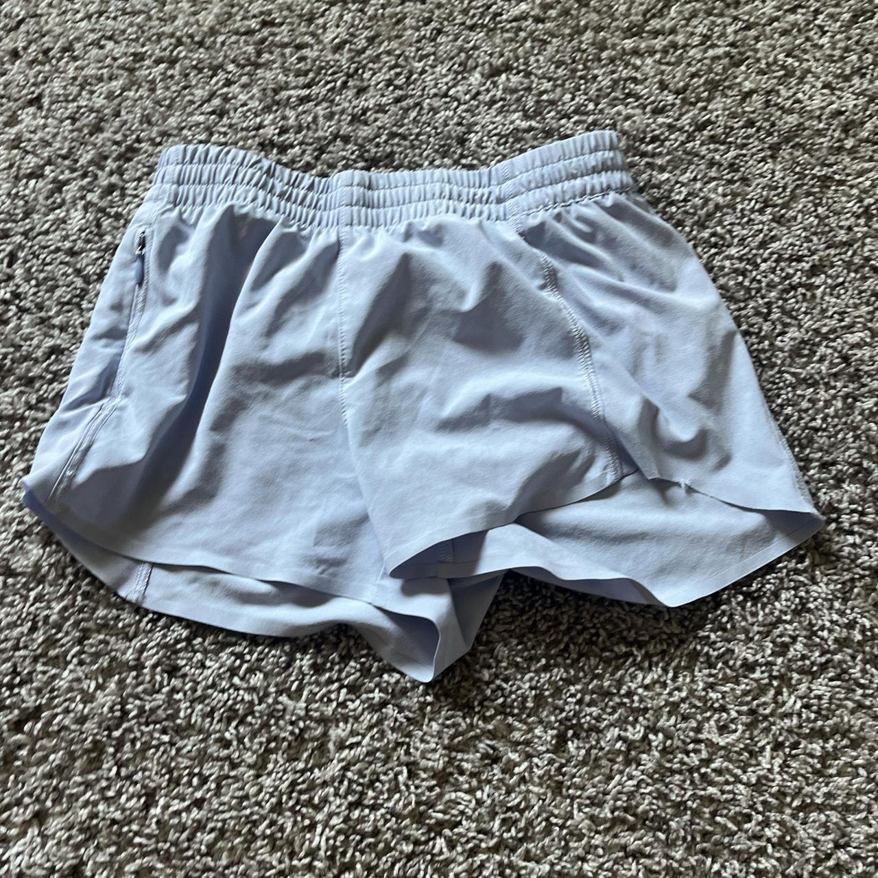 Light blue workout shorts #gymshorts - Depop