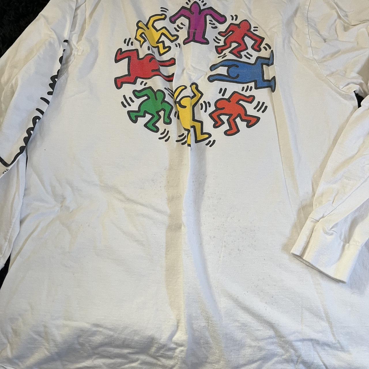 Uniqlo Keith Haring Long Sleeve Shirt originally... - Depop