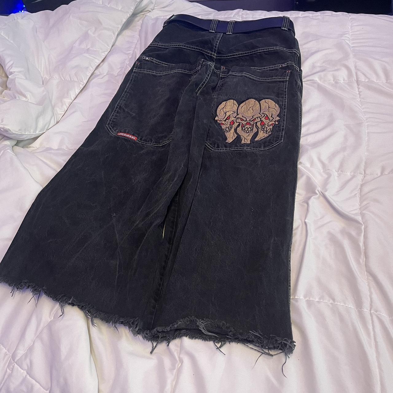 JNCO TRIPLE SKULLS!! one of the best grail pieces... - Depop