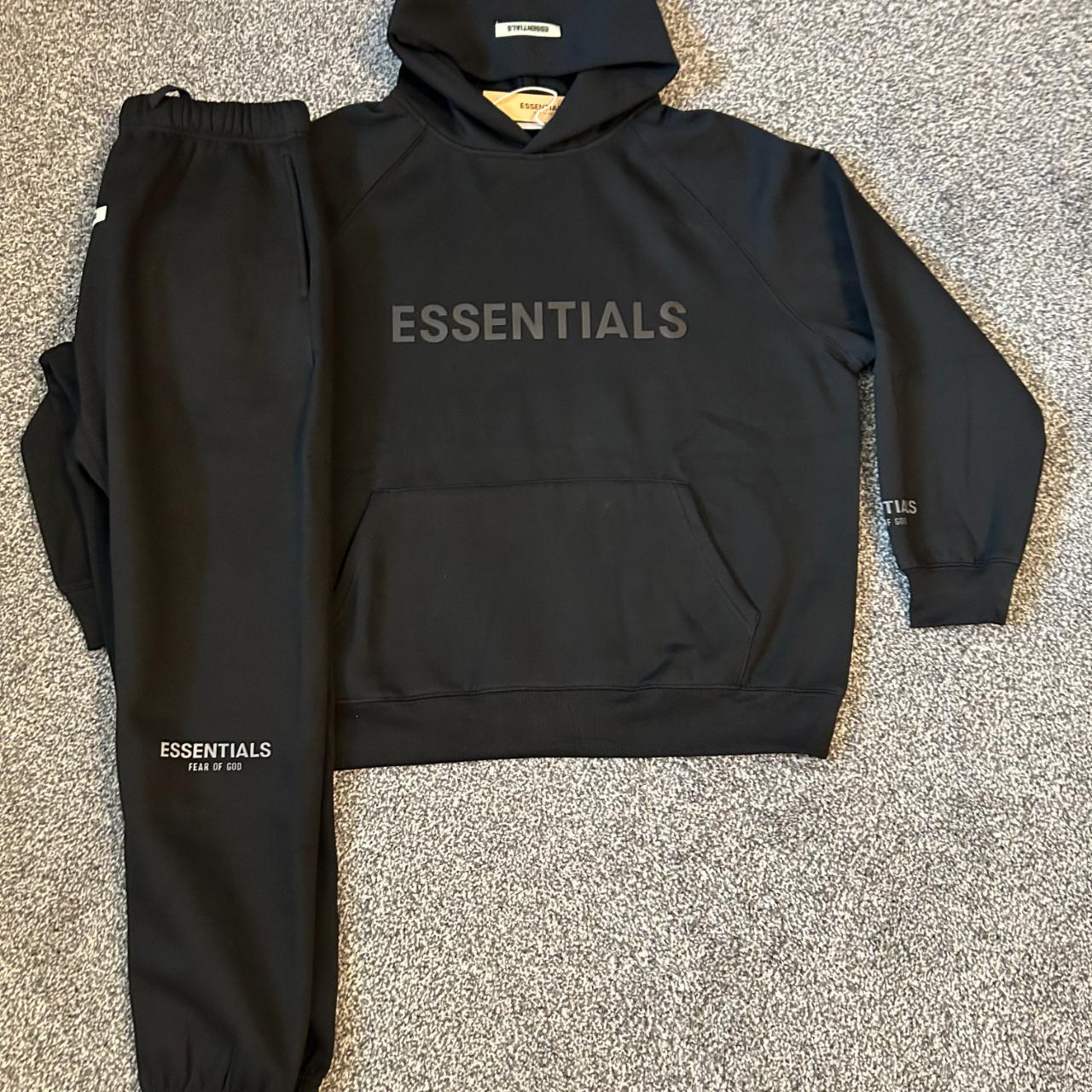 ESSENTIALS Tracksuit Hoodie & Sweatpants | Brand New... - Depop