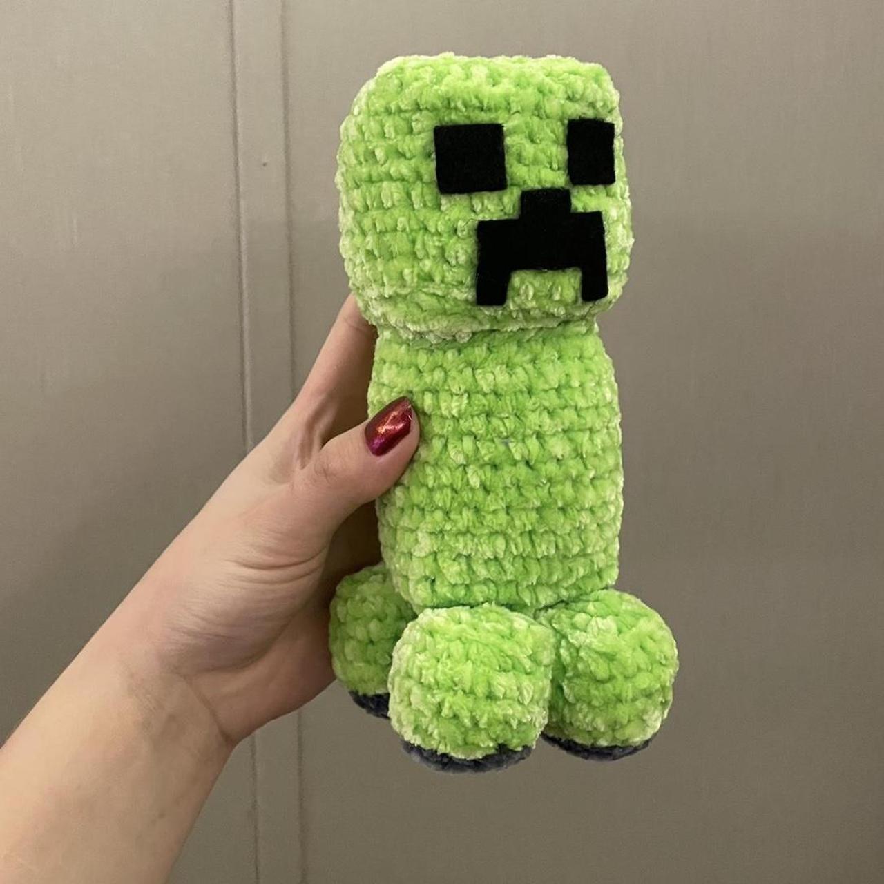 Crochet Minecraft creeper plushie 💚 Made by me!... | Depop