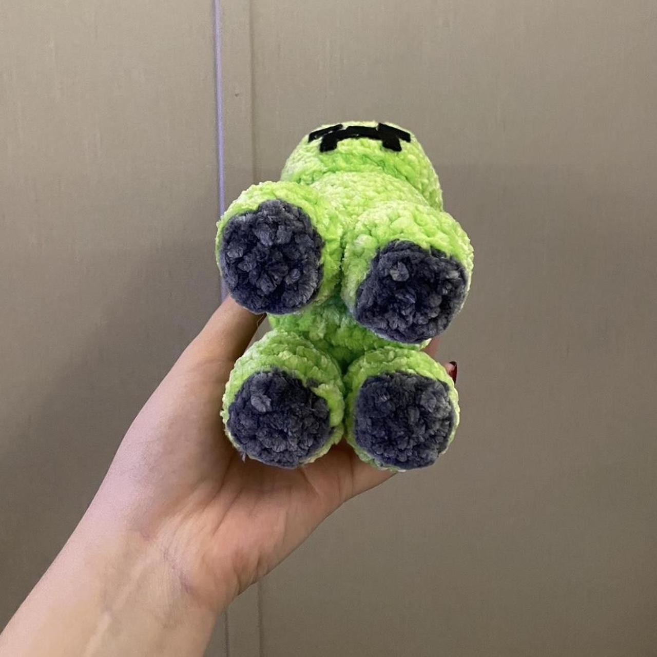 Crochet Minecraft creeper plushie 💚 Made by me!... | Depop