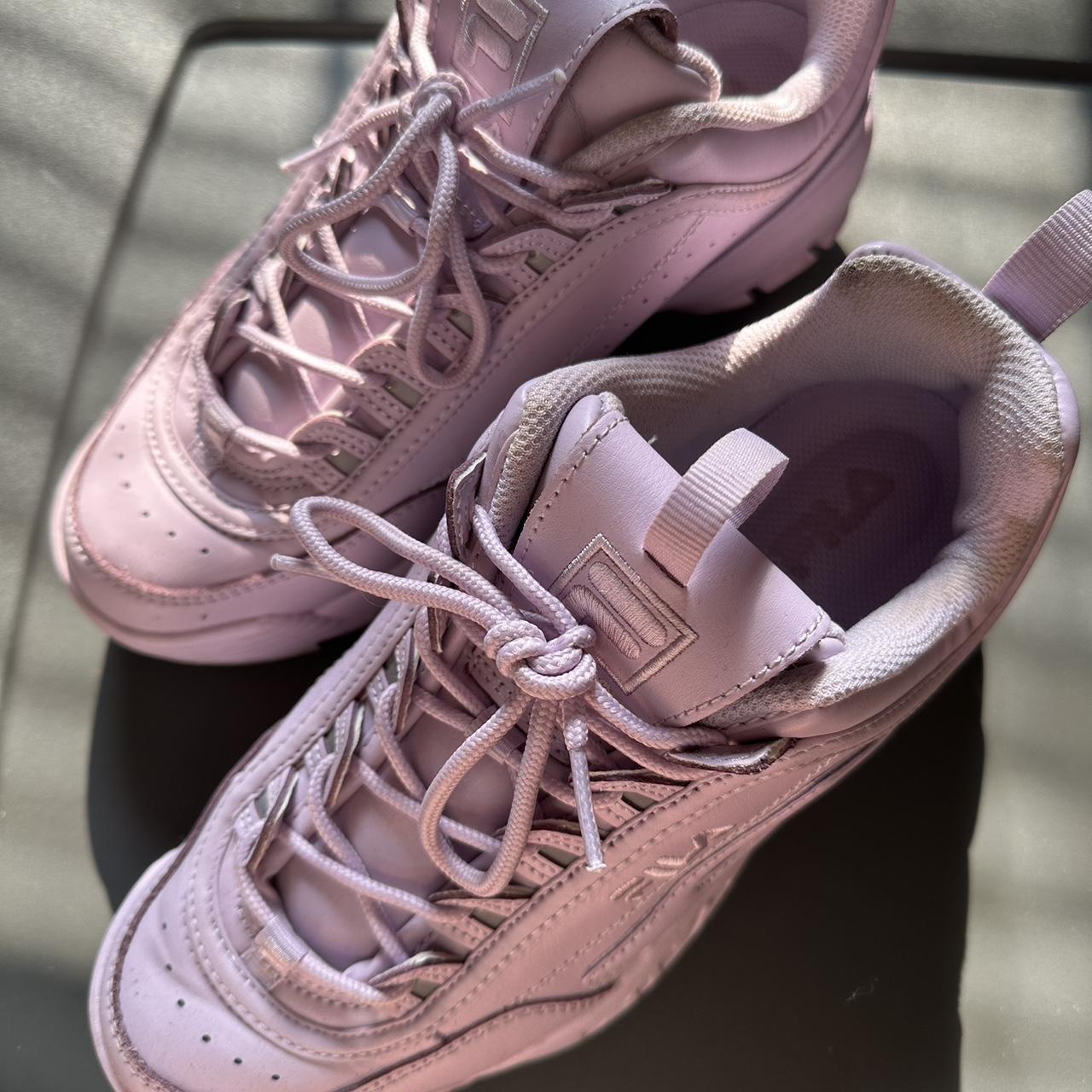Fila Women's Purple Trainers | Depop