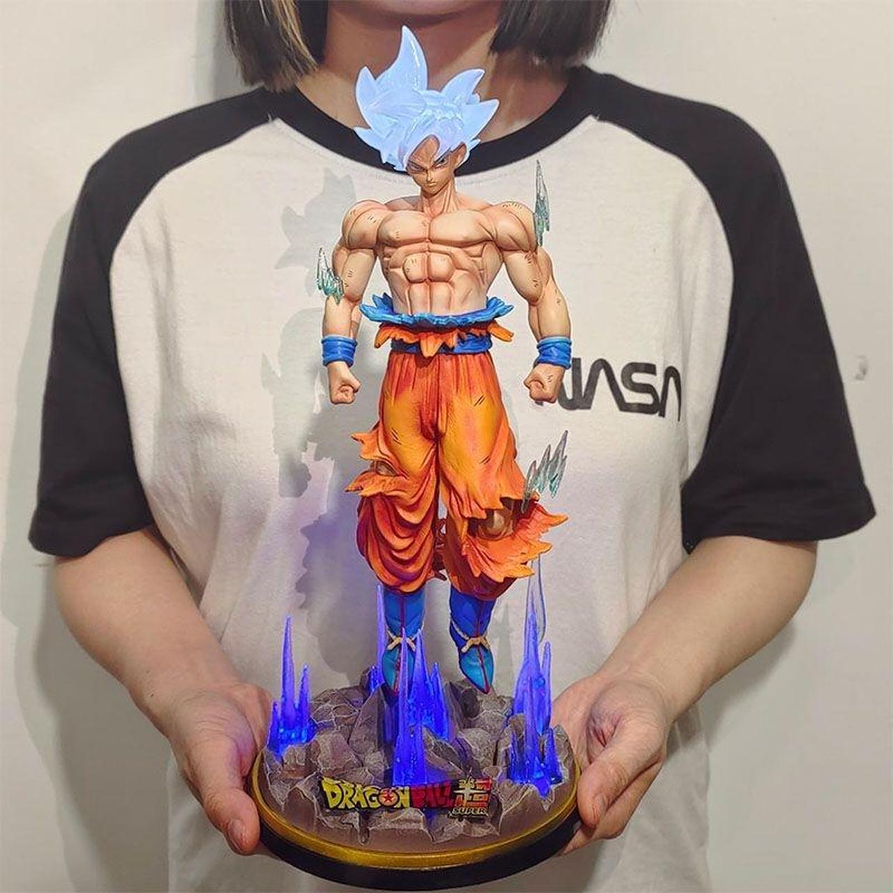 Anime Dragon Ball Z Son Goku Figures White God... - Depop