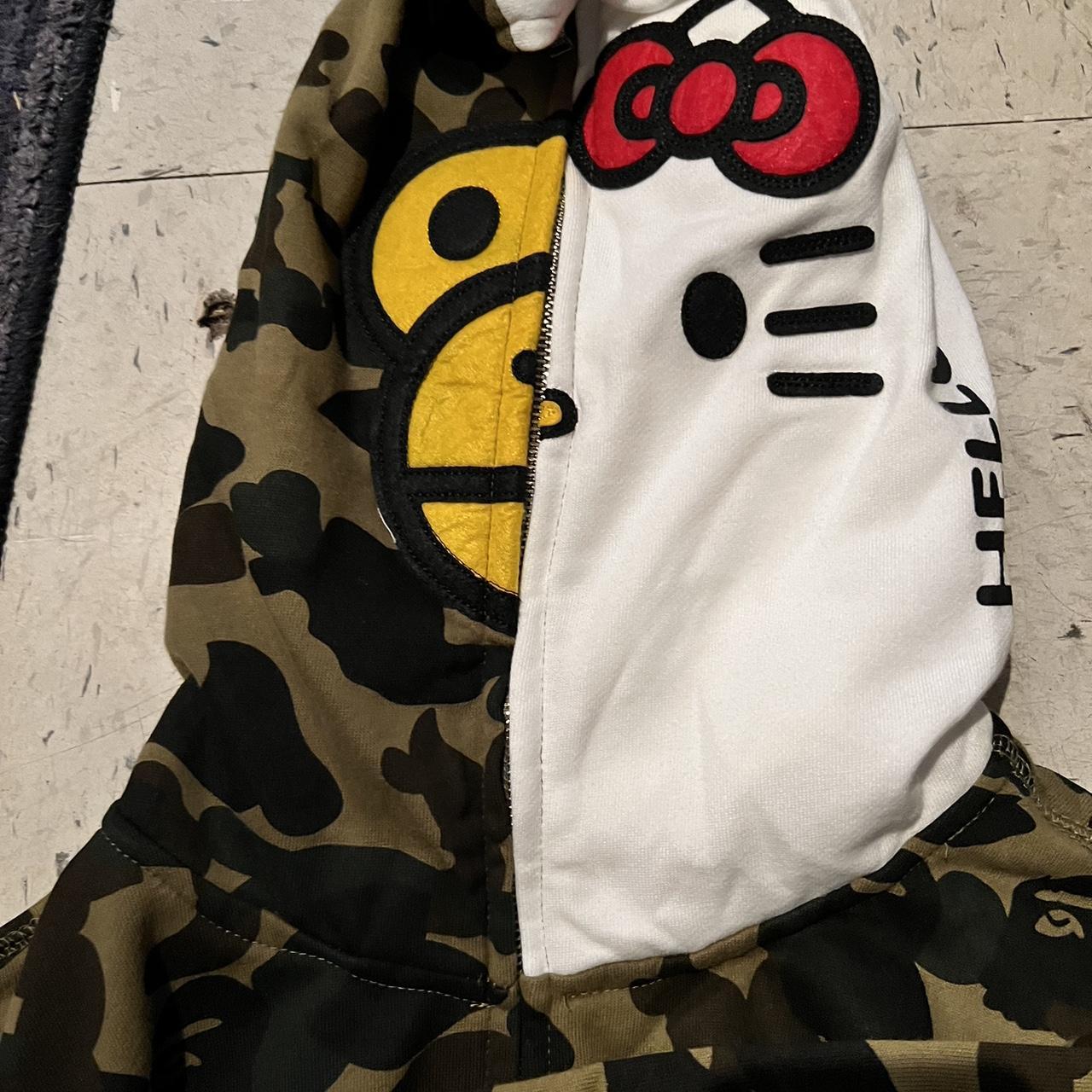Hello Kitty x Bap3 Zip Up Need Gone #Sanrio #bape... - Depop