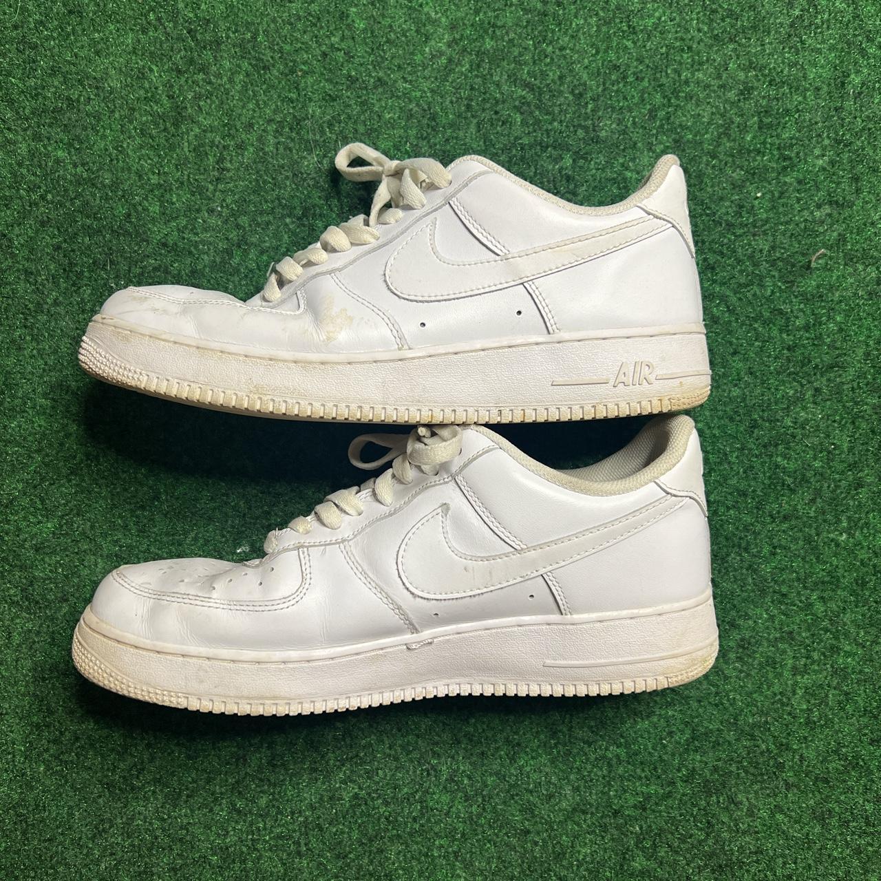 Nike White Air Force 1 AF-1 size 11 - Depop