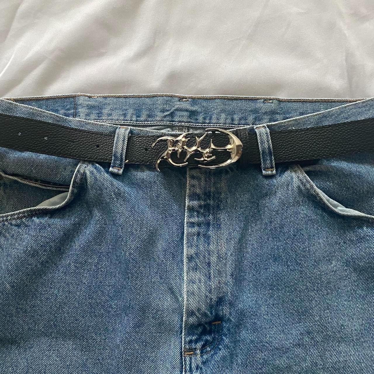 futuristic y2k gothic grunge opium belt. Sick belt... - Depop