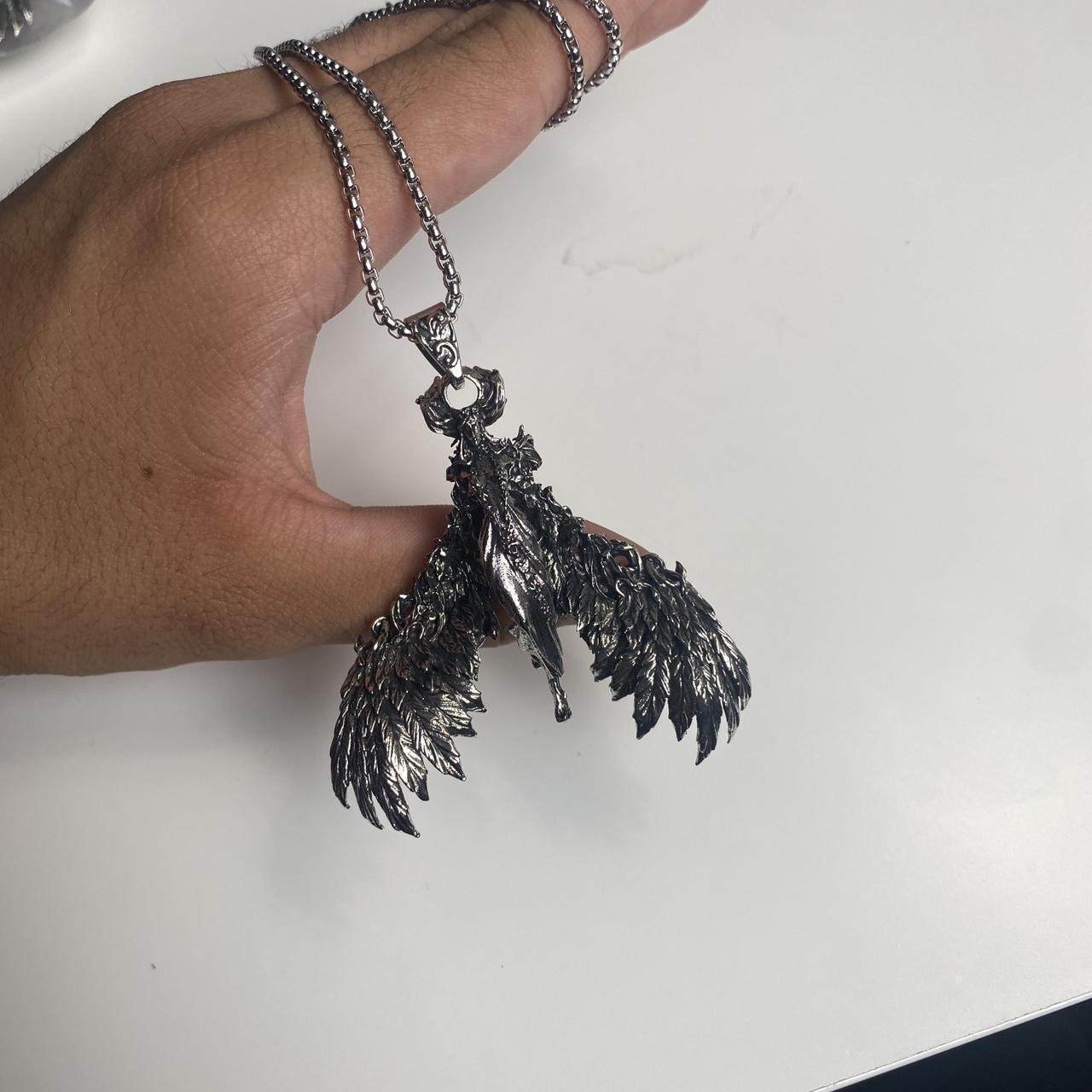 y2k vintage gothic angel norse valkyrie style... | Depop