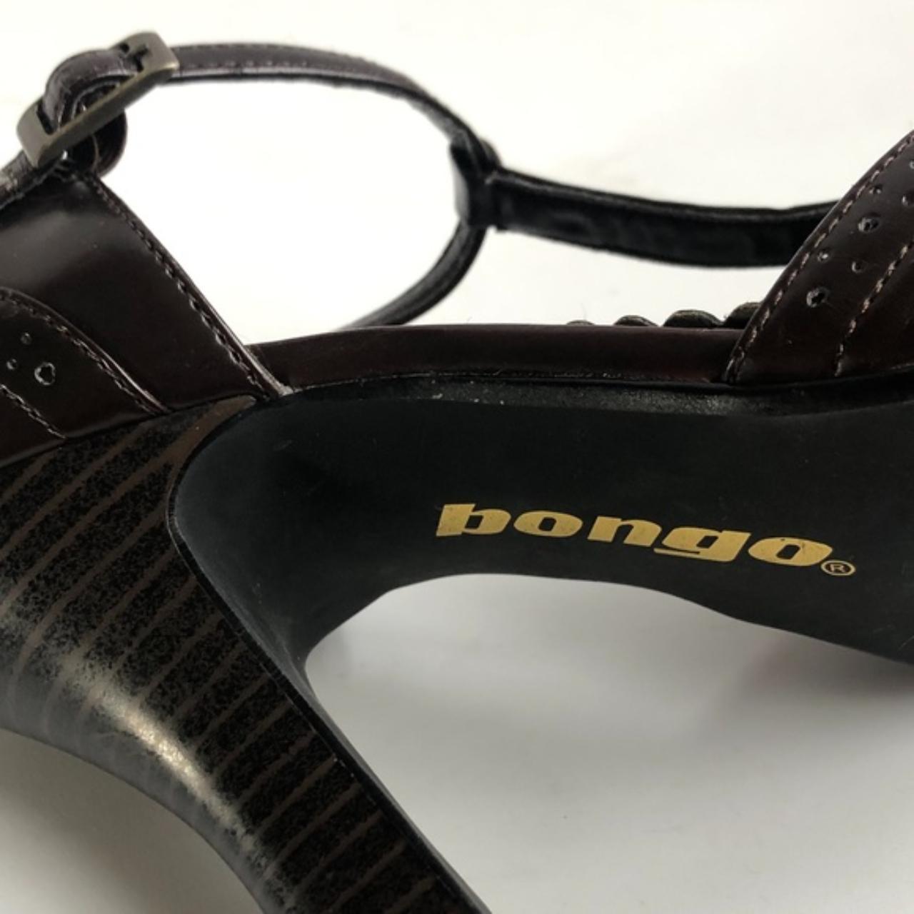 These adorable vintage brown Bongo heels are a size... - Depop