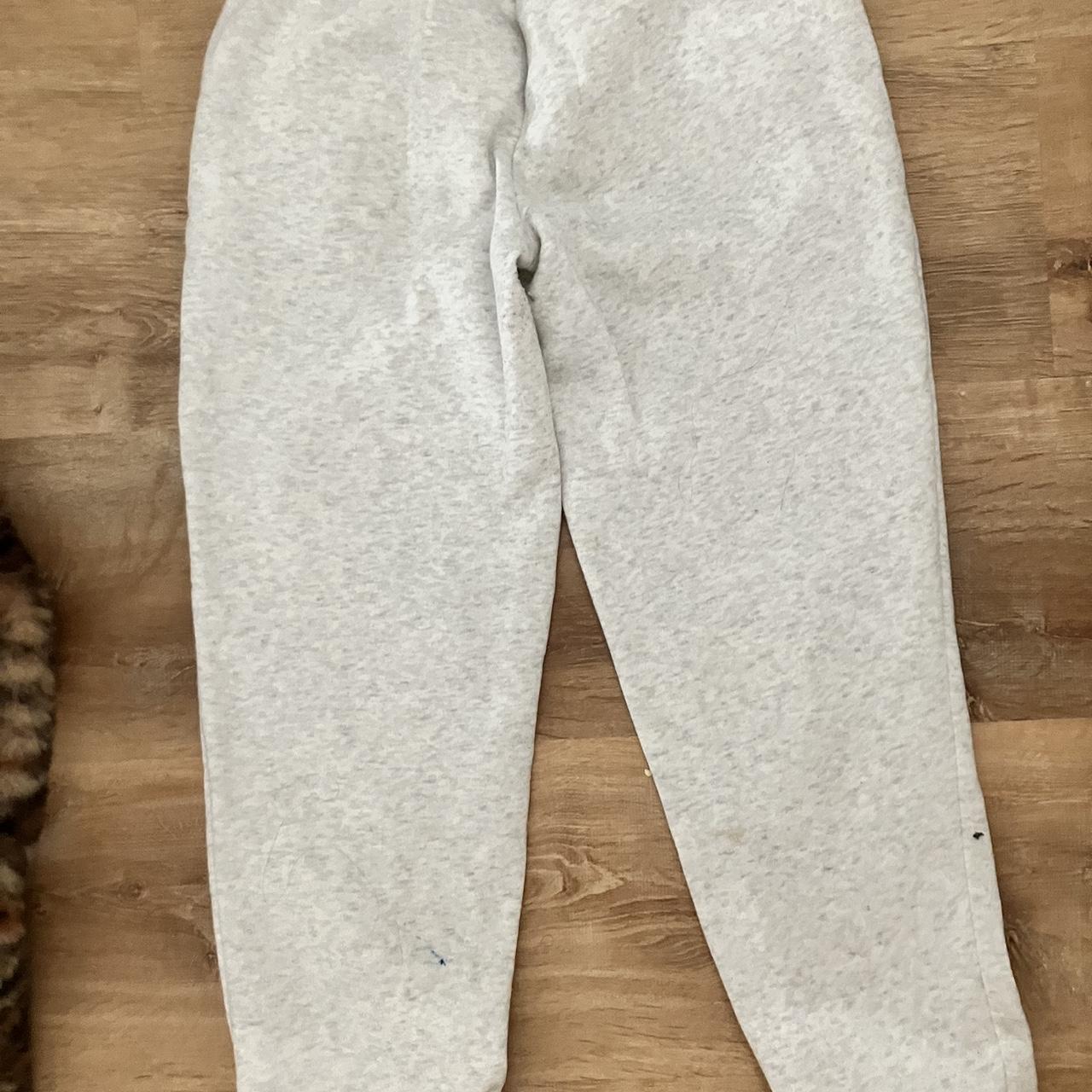 Faded Rose Essential grey Miami sweatpants... - Depop